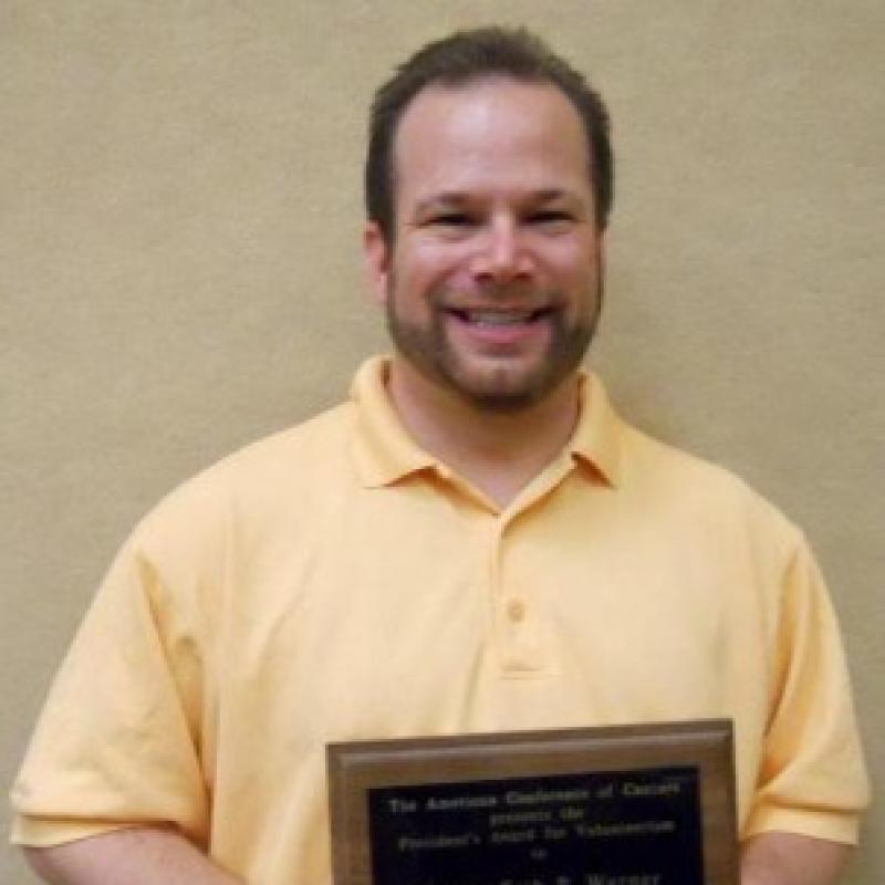 Volunteer of the Year 2012: Cantor Seth Warner | American Conference of Cantors